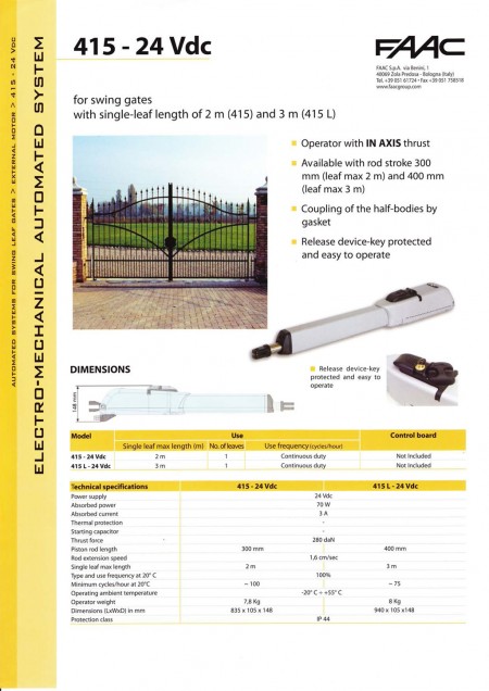 FAAC-415-Brochure-1 : Autogate Singapore ™ - Official Website